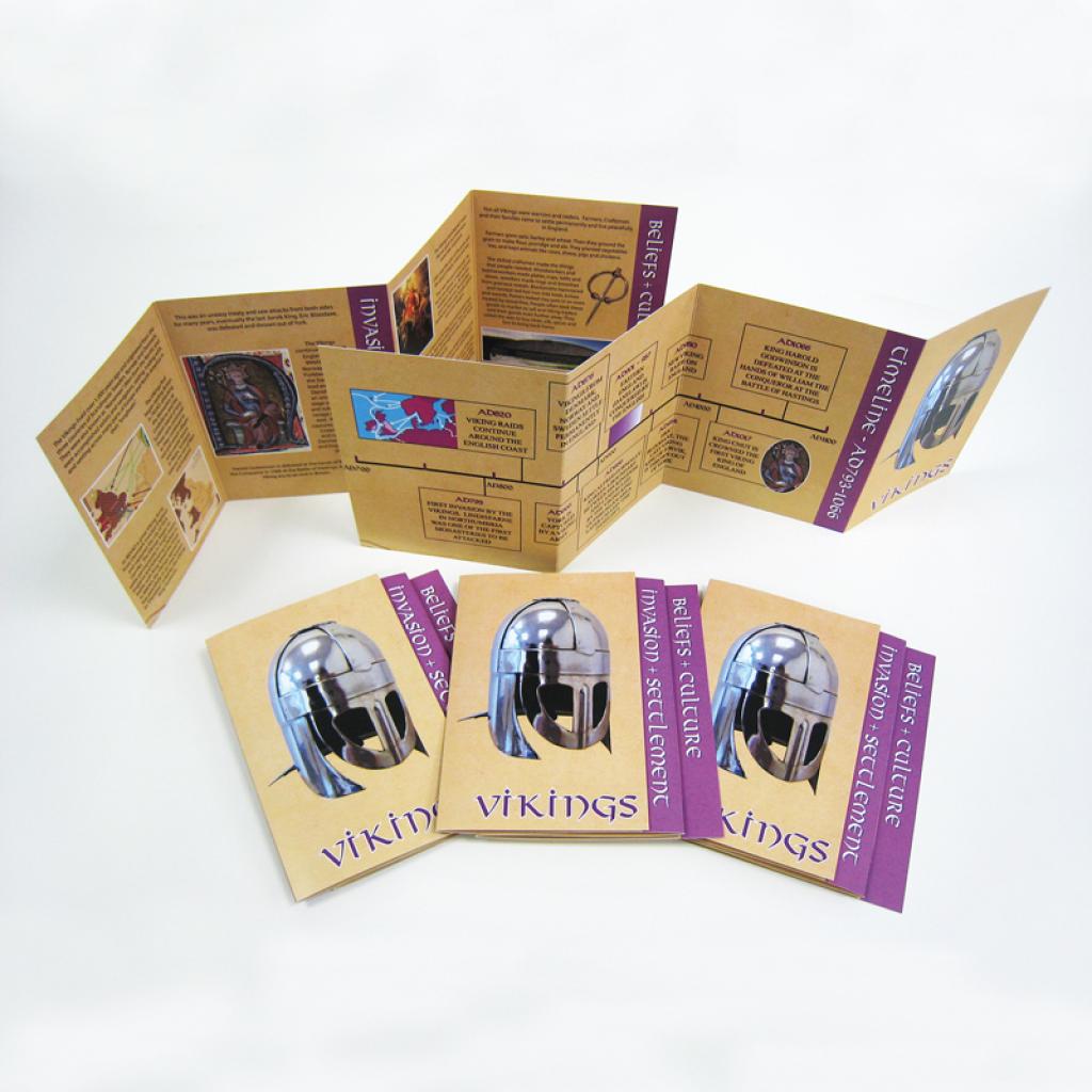 Vikings Zig-Zag Knowledge Organiser | Wildgoose Education