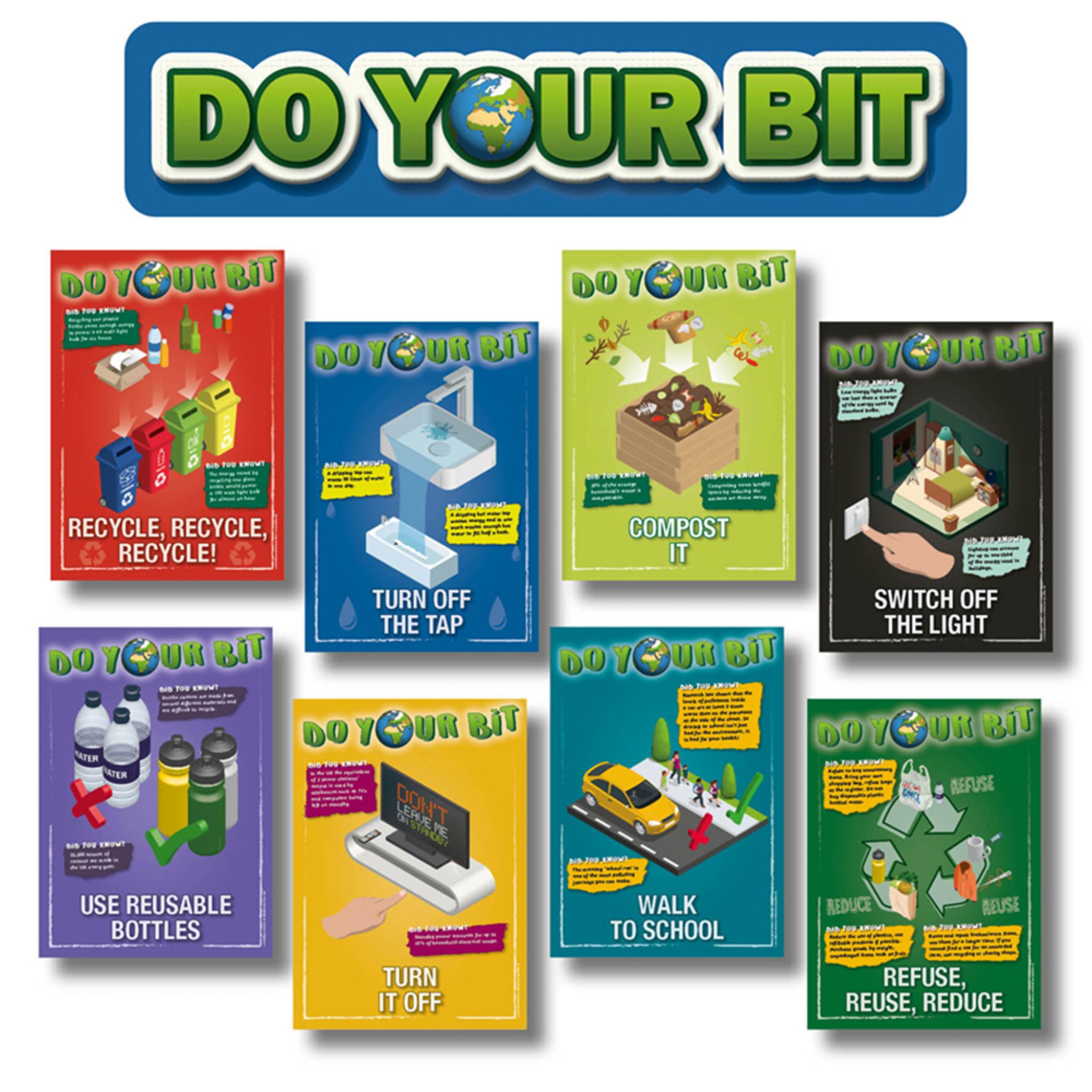 Green: Do Your Bit Poster Set
